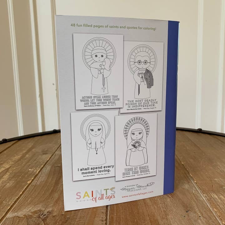 catholic saints coloring book