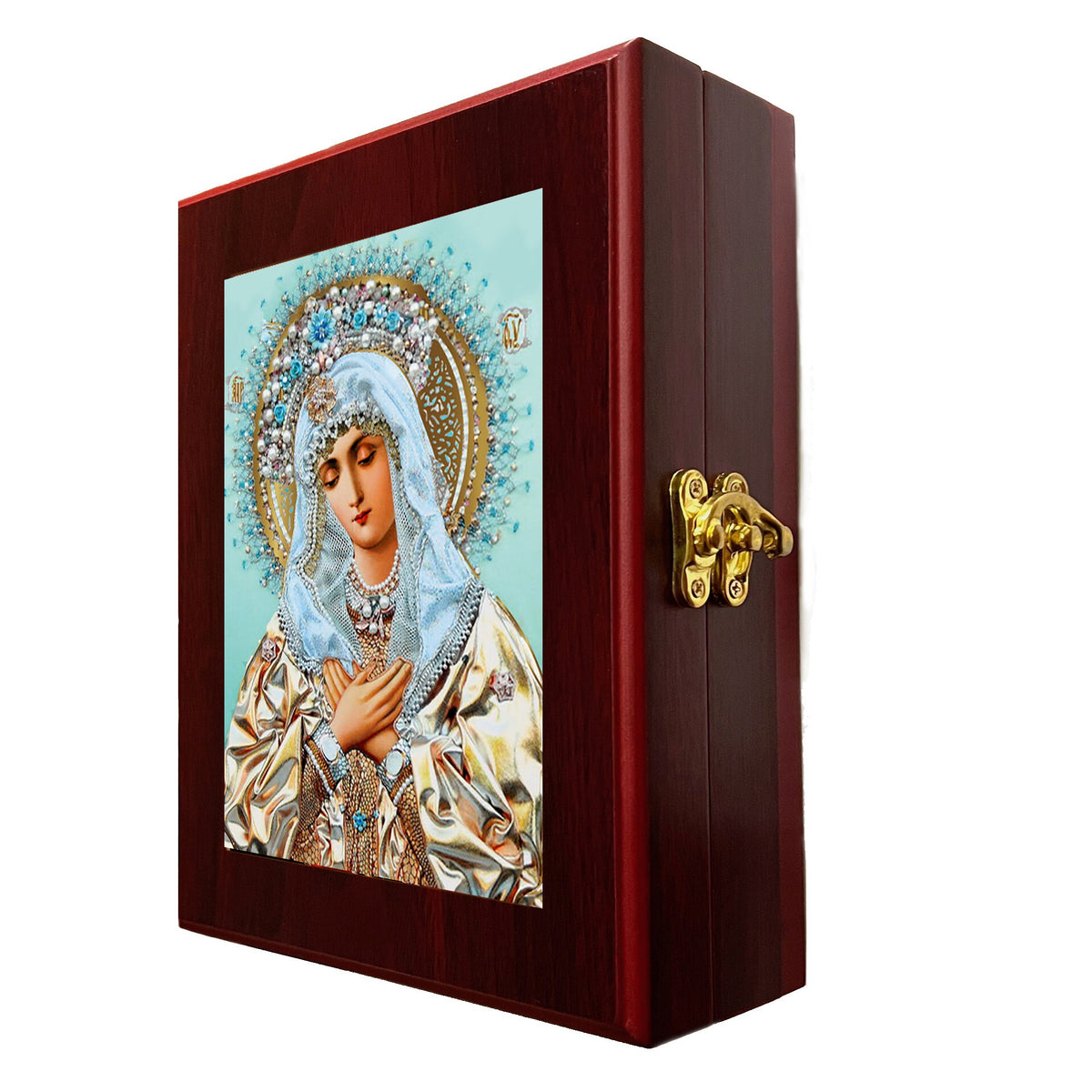 Extreme Humility of Virgin Mary Icon Velvet Lined Keepsake Box – The ...